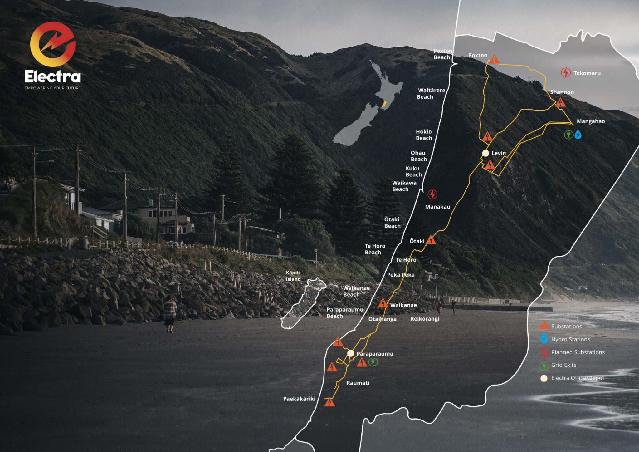 Network map - Electra